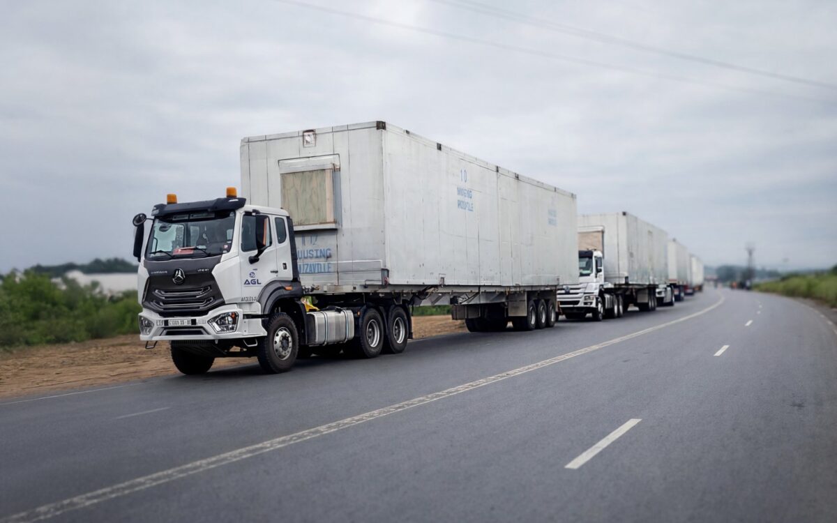 Major logistics operation: AGL Congo transports 19 oversized modules ...