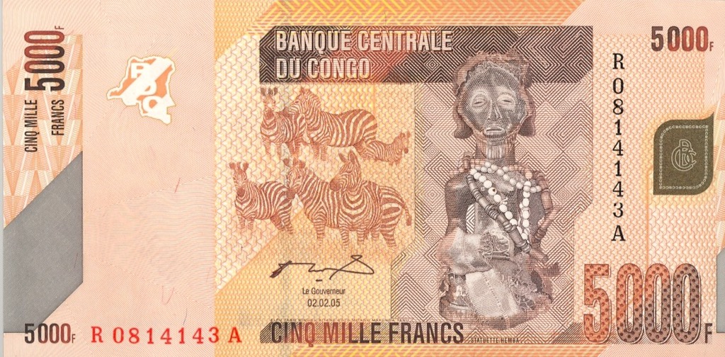 RDC: le franc congolais plonge malgré le soutien de la Banque Centrale ...