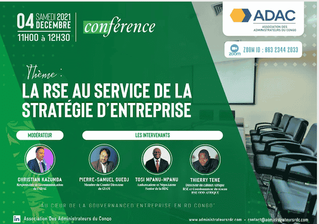 RDC: l'Association des administrateurs du Congo organise un we binaire ...