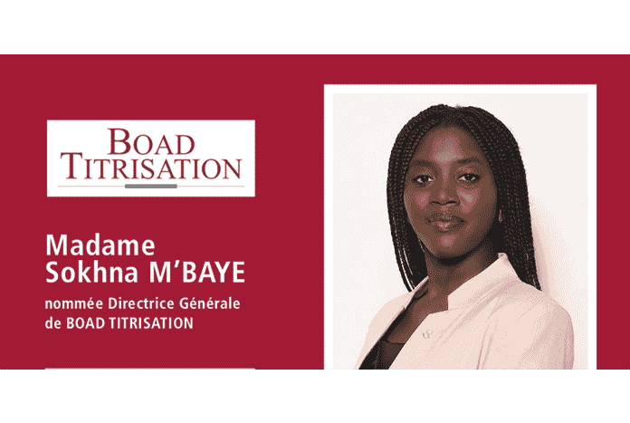 Madame Sokhna M’BAYE nommée Directrice Générale de BOAD Titrisation | Financial Afrik