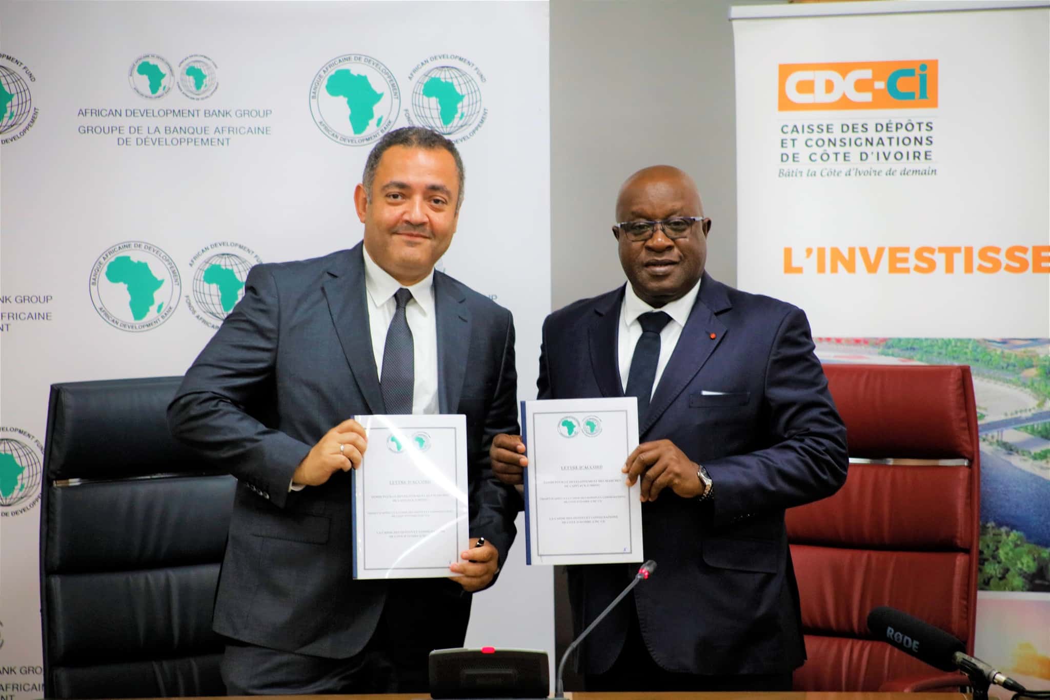 Côte d’Ivoire : signature d’un accord de don entre la BAD et la CDC-CI ...