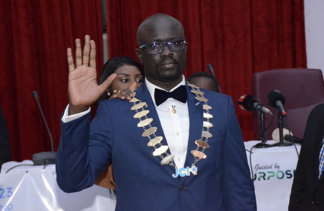 Alioune Badara DIOP, nouveau président de la Jeune Chambre Internationale sénégalaise (JCI ...