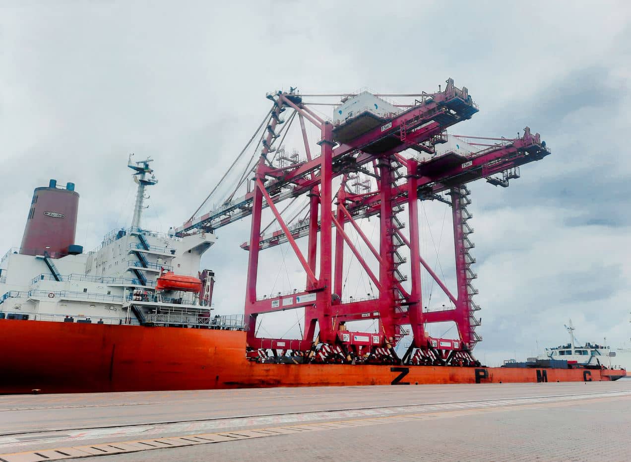 Congo Terminal réceptionne deux portiques de quais STS | Financial Afrik