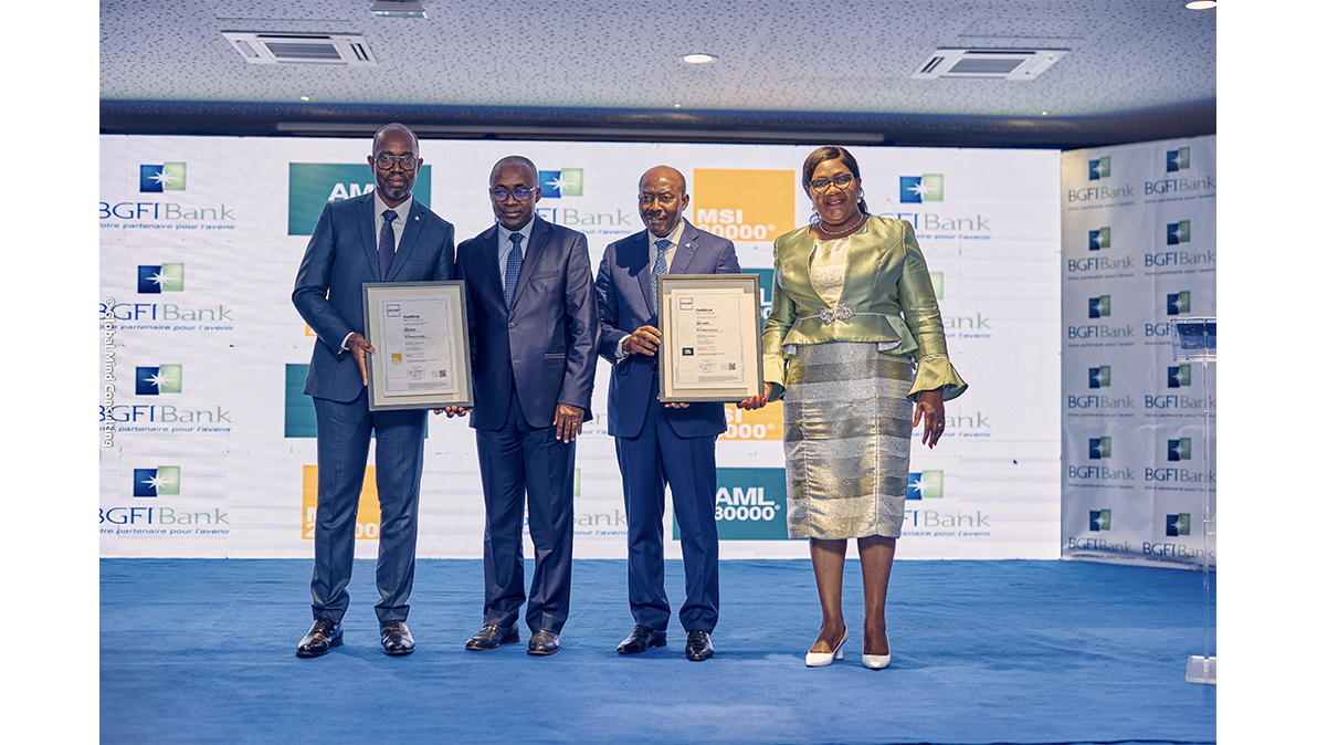 Certification AML 30000 et MSI 20000 de BGFI Holding Corporation ...