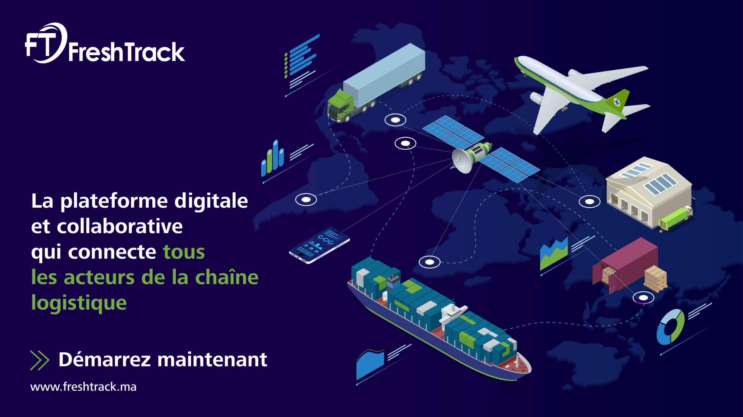 La plateforme digitale FreshTrack lancesa solution collaborative dédiée au transport Maritime de ...