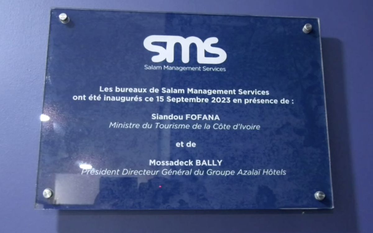 Côte d’Ivoire : le groupe hôtelier Azalaï inaugure le siège de sa filiale Salam Management ...