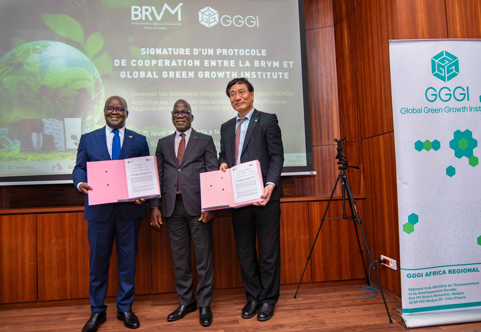 FINANCE VERTE : la BRVM et le GGGI unissent leur force | Financial Afrik